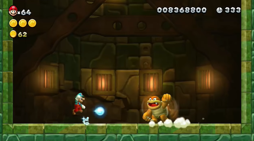 File:NSMBU Boom Boom W1.png - Super Mario Wiki, the Mario encyclopedia