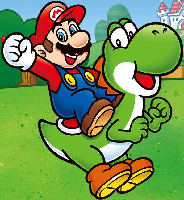 File:Mario & Yoshi jumping 2D.png - Super Mario Wiki, the Mario ...