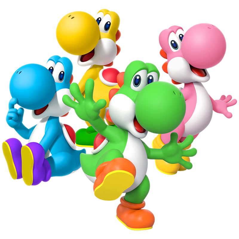 File:YoshiColors2025.png - Super Mario Wiki, the Mario encyclopedia
