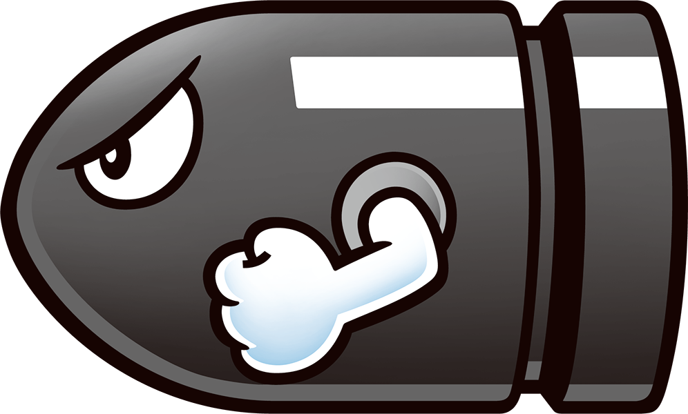 File Bullet bill Shaded png Super Mario Wiki The Mario Encyclopedia File Bullet bill Shaded png Super Mario Wiki The Mario Encyclopedia