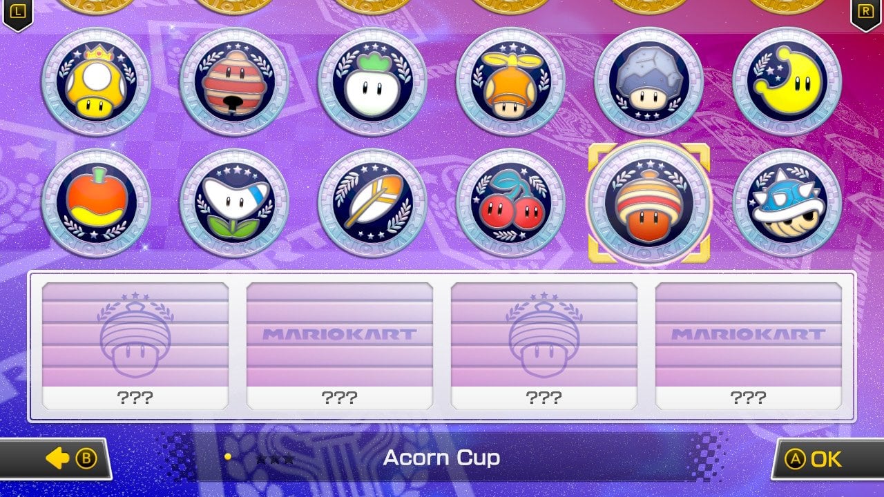 File:MK8Dv2-0-0 cup select Acorn.jpg - Super Mario Wiki, the Mario ...