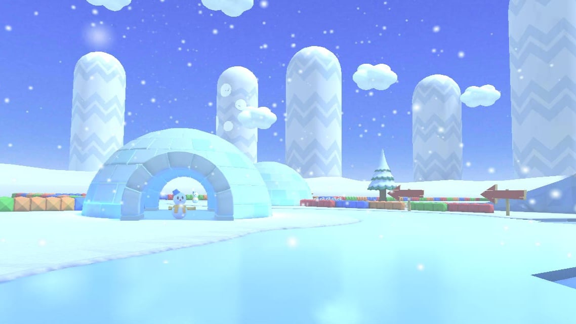 File:MKT RMX Vanilla Lake 2 Igloo.jpg - Super Mario Wiki, the Mario encyclopedia