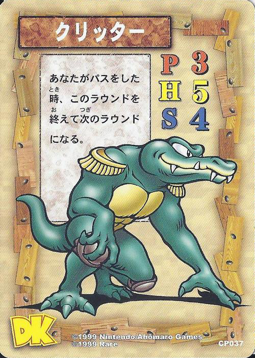File:DKCG Cards Promo - Kritter.png - Super Mario Wiki, the Mario ...