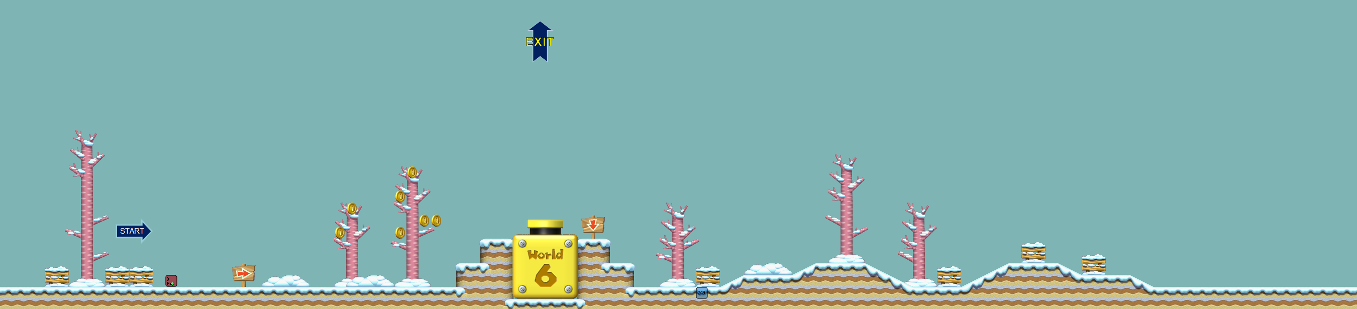 File:NSMBW World 3-Cannon Map.png - Super Mario Wiki, the Mario ...