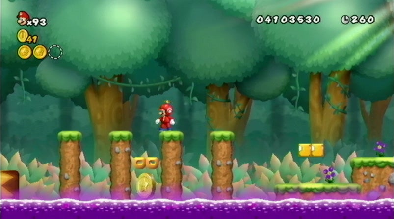 File:NSMBW W5-3 3rd Star Coin.jpg - Super Mario Wiki, the Mario ...