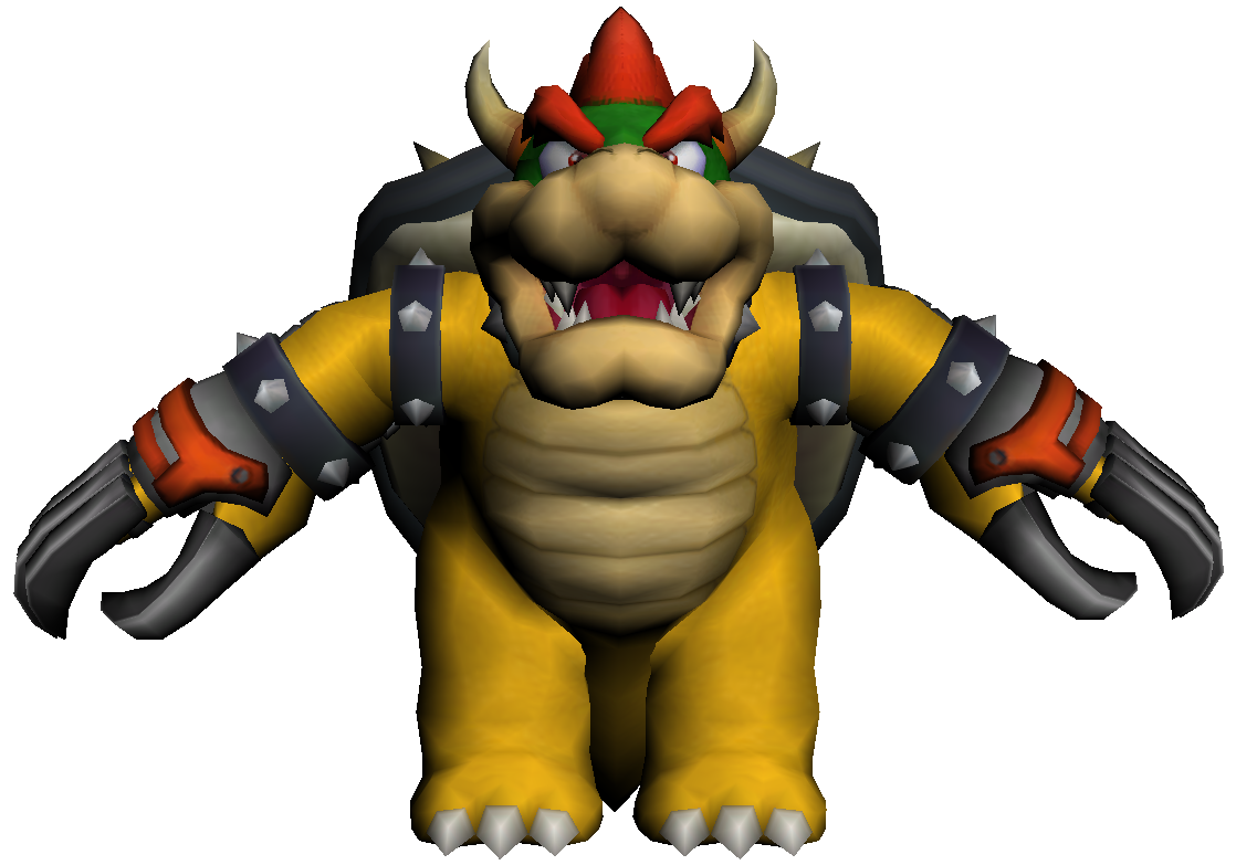 File:StrikersCharged Bowser Model.png - Super Mario Wiki, the Mario ...