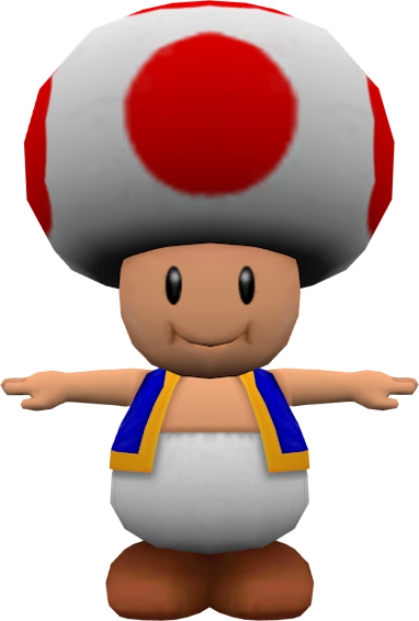 File:MP4 Toad Model.png - Super Mario Wiki, the Mario encyclopedia