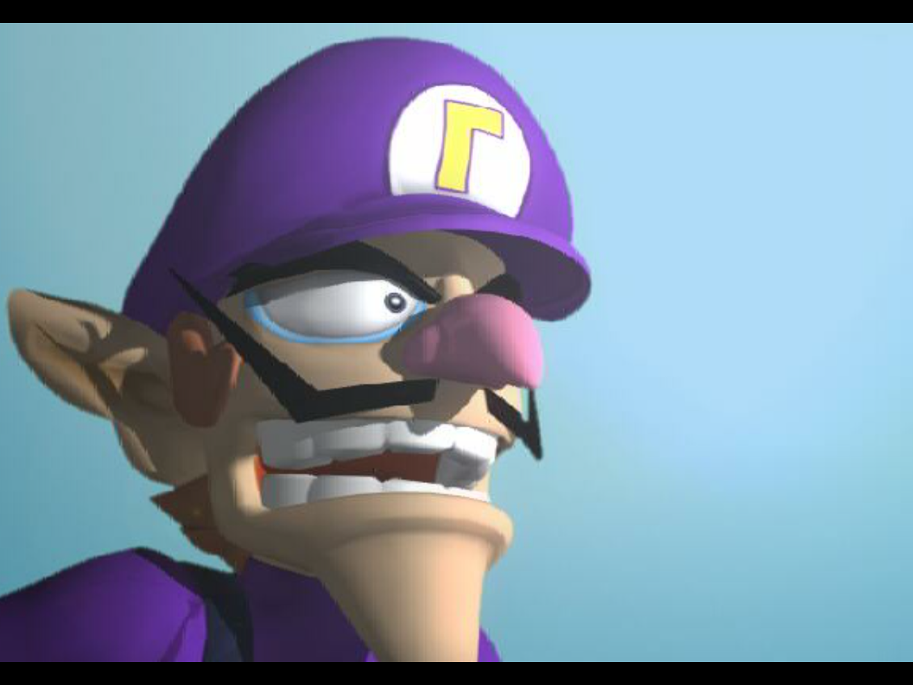 File:Waluigi Opening Face MP4.png - Super Mario Wiki, the Mario ...