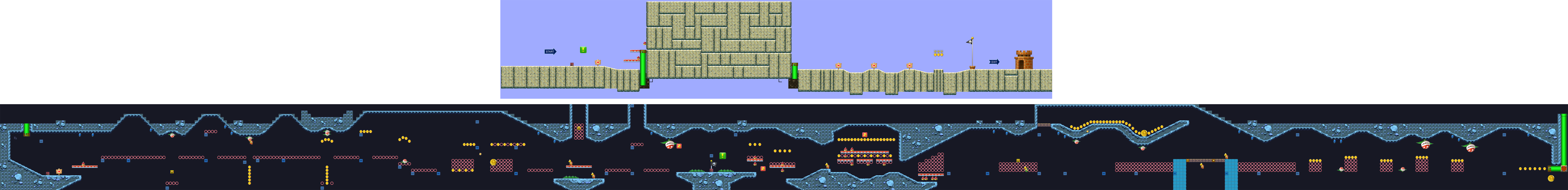 File:NSMBU Shifting-Floor Cave Map.png - Super Mario Wiki, the Mario ...