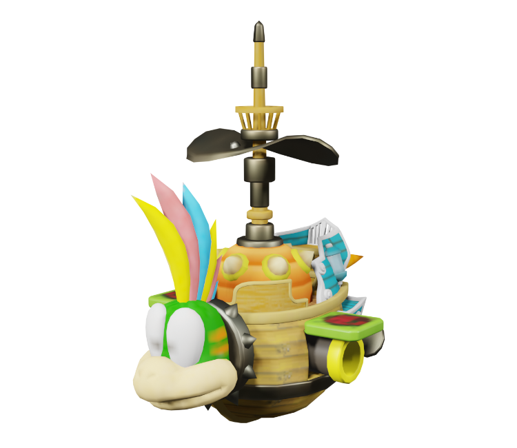 File:NSMBU Lemmy's Airship model.png - Super Mario Wiki, the Mario encyclopedia