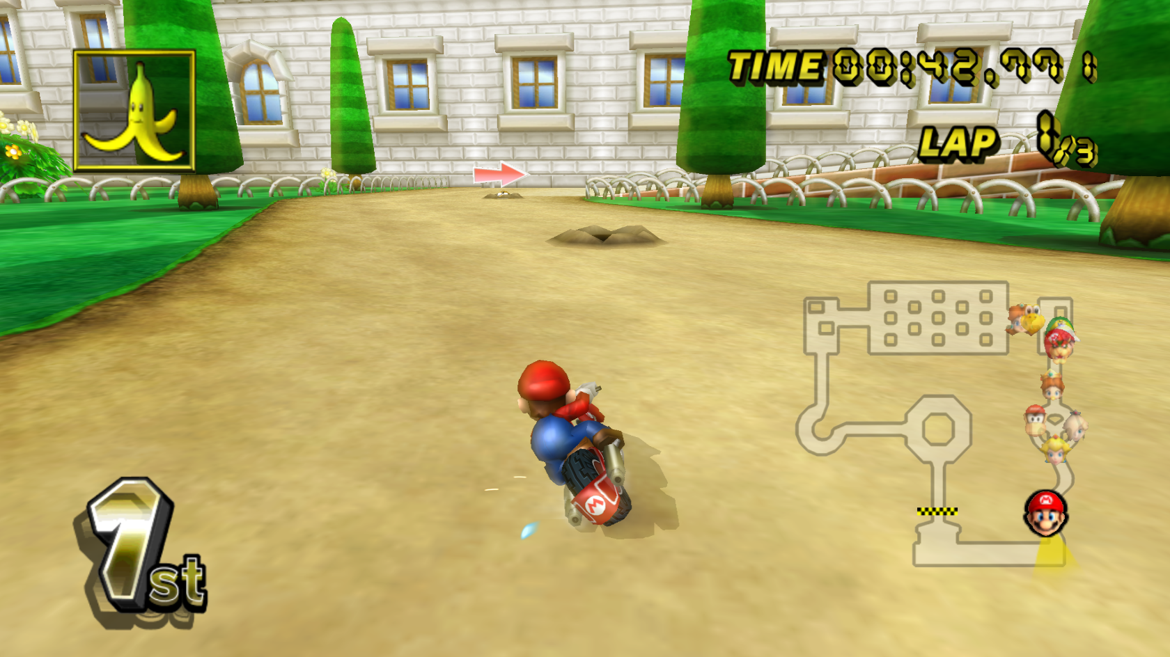 File:MKW Peach Gardens Dirt Road.png - Super Mario Wiki, the Mario ...