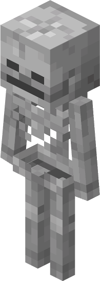 File:Minecraft Skeleton.png - Super Mario Wiki, the Mario encyclopedia