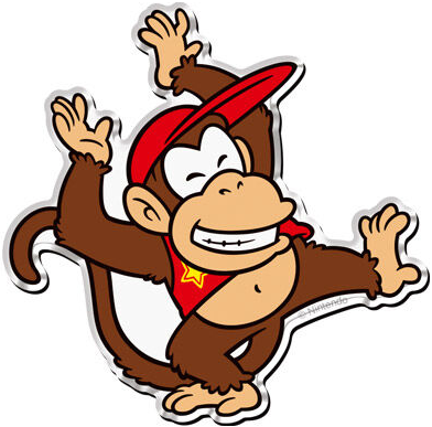 File:Diddy happy unshaded.png - Super Mario Wiki, the Mario encyclopedia