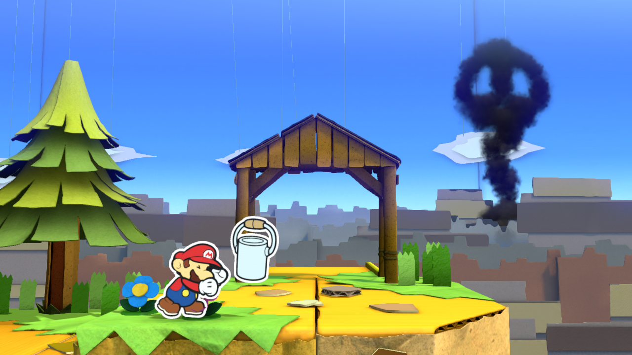 File:PMCS Sunglow Ridge smoke.png - Super Mario Wiki, the Mario ...