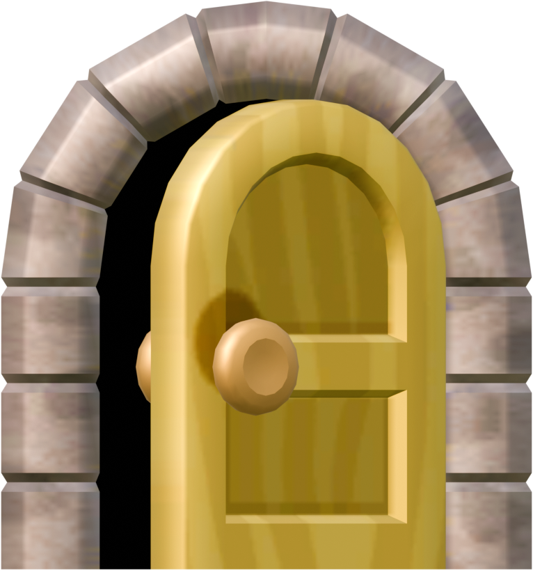 File:NSMBU Asset Model Door.png - Super Mario Wiki, the Mario encyclopedia