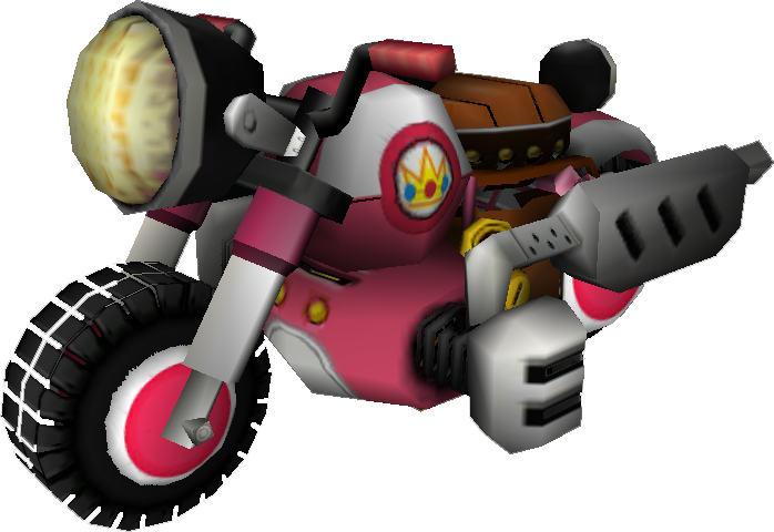 File:Bit Bike (Baby Peach) Model.png - Super Mario Wiki, the Mario encyclopedia