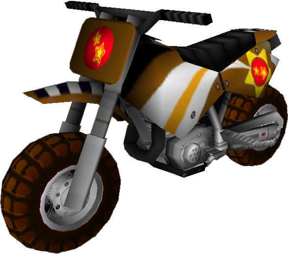 File:Standard Bike M (Diddy Kong) Model.png - Super Mario Wiki, the ...