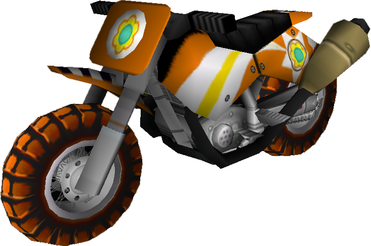 File:Standard Bike S (Baby Daisy) Model.png - Super Mario Wiki, the ...