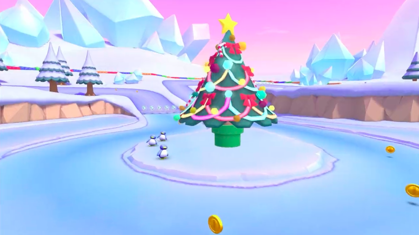 File:MKT GBA Snow Land Scene 2.png - Super Mario Wiki, the Mario ...