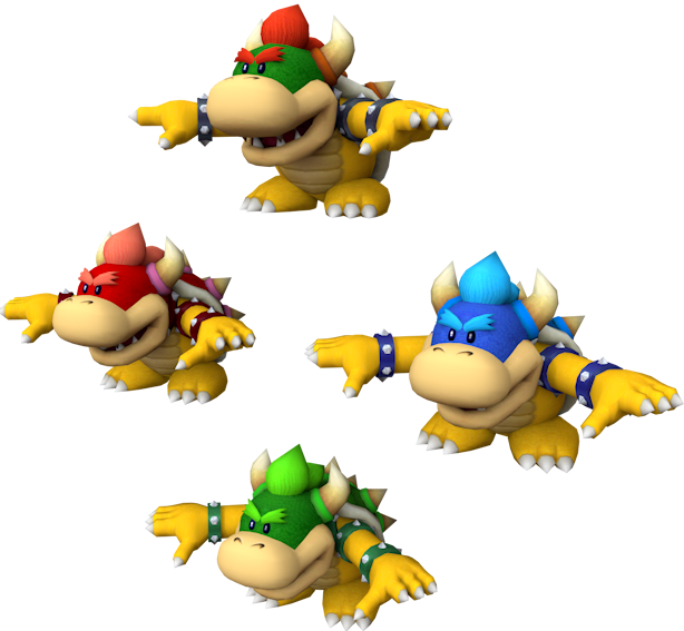 File:MP5KoopaKidModels.png - Super Mario Wiki, the Mario encyclopedia