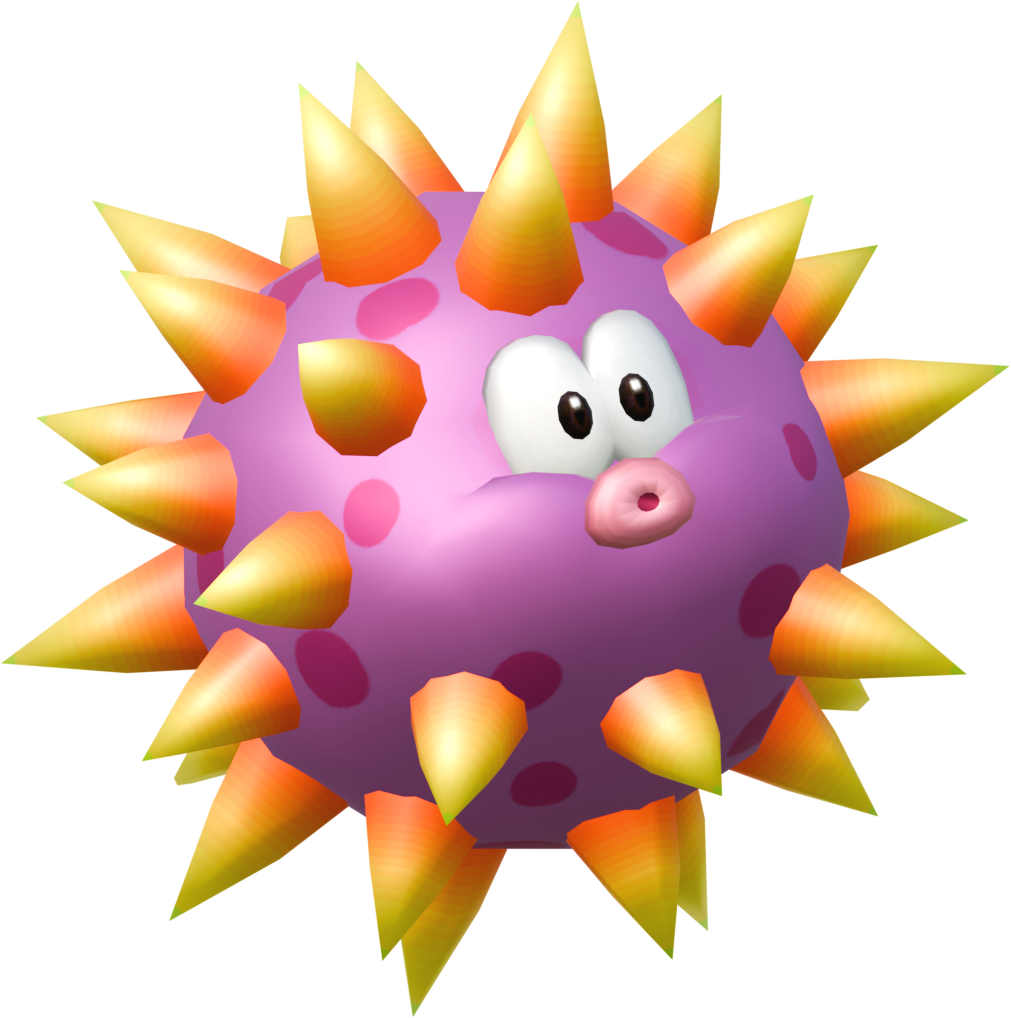 File:NSMBU Asset Model Big Urchin.png - Super Mario Wiki, the Mario ...