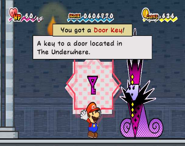 File:The Underwhere (Door Key).png - Super Mario Wiki, the Mario ...