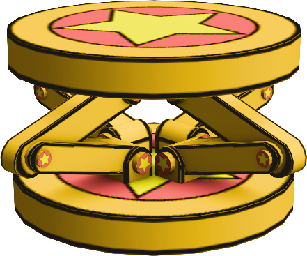 File:PMTTYD Jump Pad render (red).png - Super Mario Wiki, the Mario ...