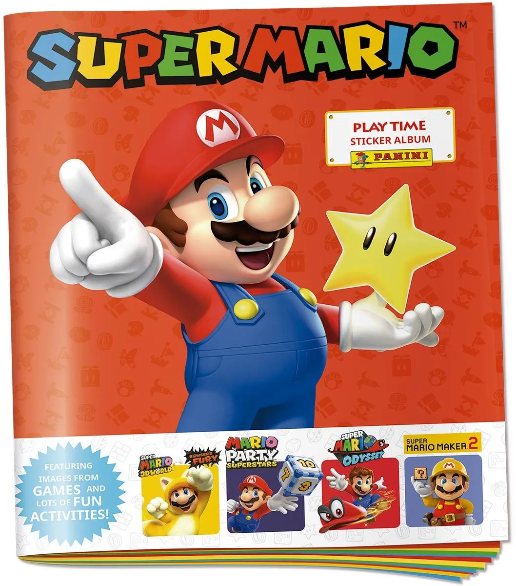 Super Mario Play Time Sticker Album - Super Mario Wiki, the Mario ...