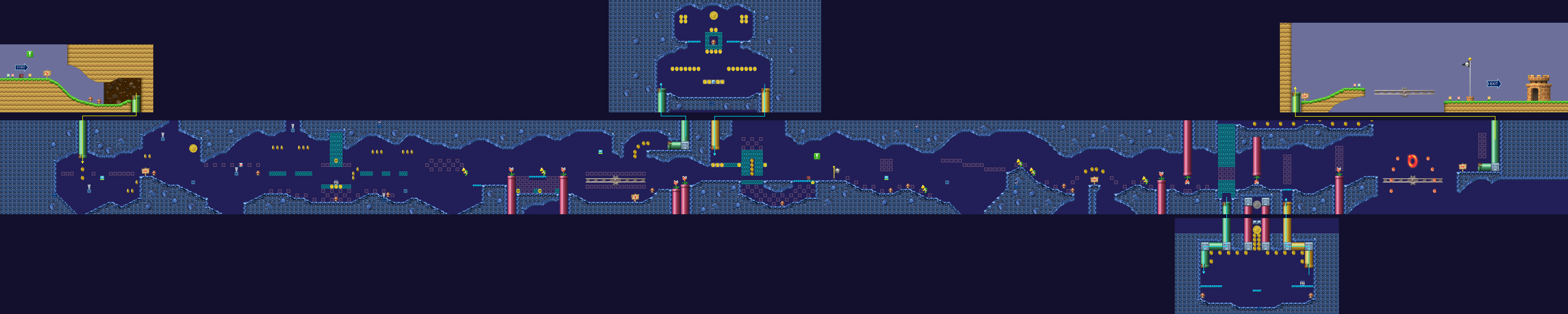 File:NSMBW World 1-2 Map.png - Super Mario Wiki, the Mario encyclopedia