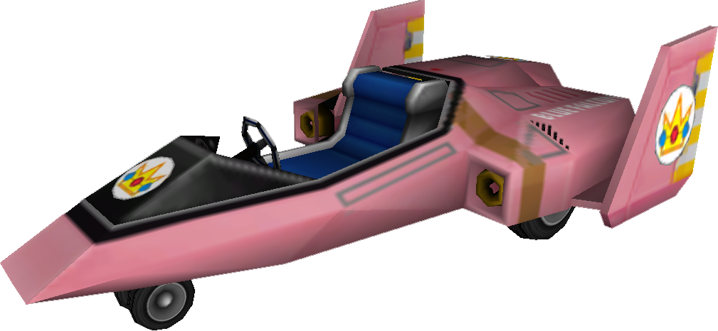 File:Blue Falcon (Baby Peach) Model.png - Super Mario Wiki, the Mario ...