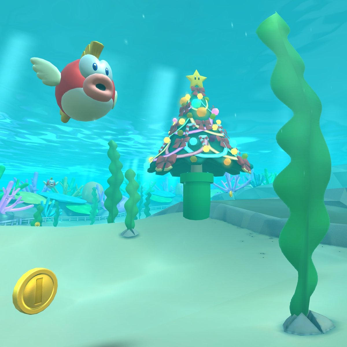 File:MKT Cheep Cheep Lagoon Winter View.jpg - Super Mario Wiki, the ...