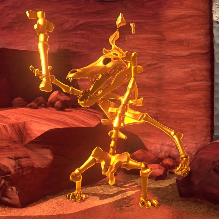 File:DKB Crockoid Skeleton Canyon.jpg - Super Mario Wiki, the Mario ...