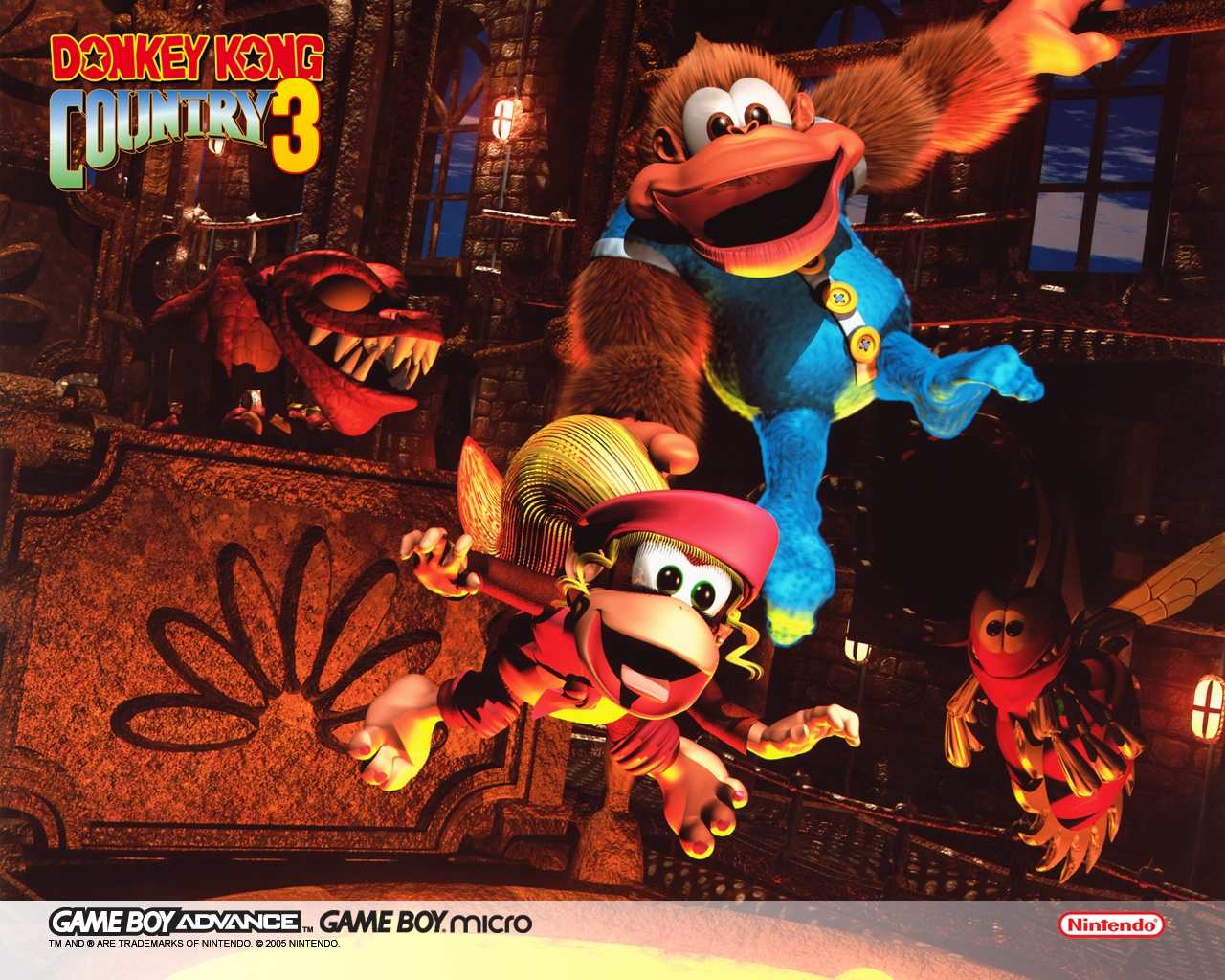 File:DKC3 GBA Mekanos wallpaper.jpg - Super Mario Wiki, the Mario ...