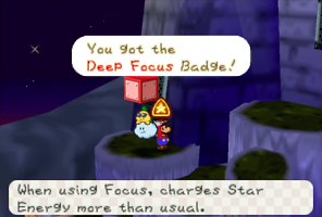 Deep Focus (Badge) - Super Mario Wiki, the Mario encyclopedia