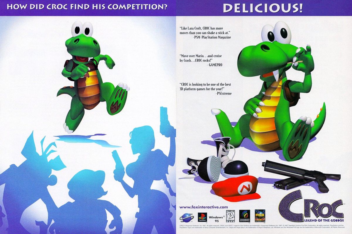 File:Croc Advertisment.jpg - Super Mario Wiki, the Mario encyclopedia