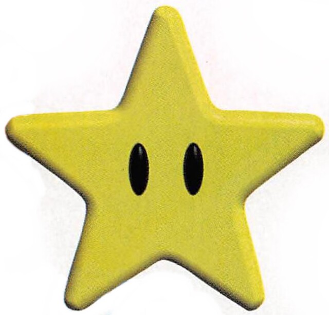 File:MK64 Super Star art.jpg - Super Mario Wiki, the Mario encyclopedia