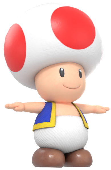 File:LM3 Toad Model.png - Super Mario Wiki, the Mario encyclopedia