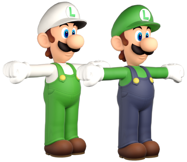 File:Luigi-Model.png - Super Mario Wiki, the Mario encyclopedia