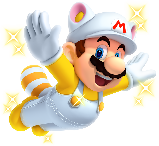 White Raccoon Mario - Super Mario Wiki, the Mario encyclopedia