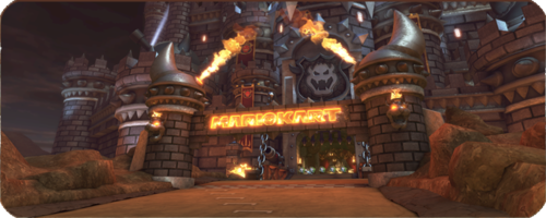 Bowser's Castle (MK8) - Super Mario Wiki, the Mario encyclopedia Bowser's Castle (MK8) - Super Mario Wiki, the Mario encyclopedia