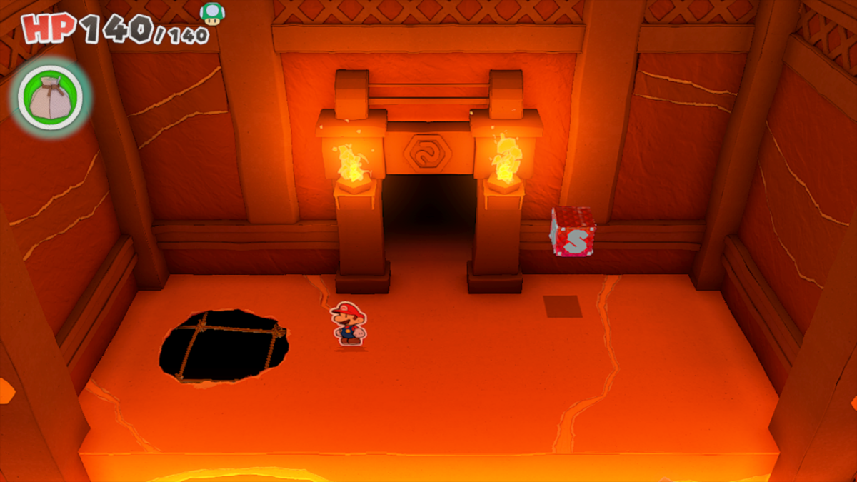 File:PMTOK Fire Vellumental Cave Not-Bottomless Hole 1.png - Super ...