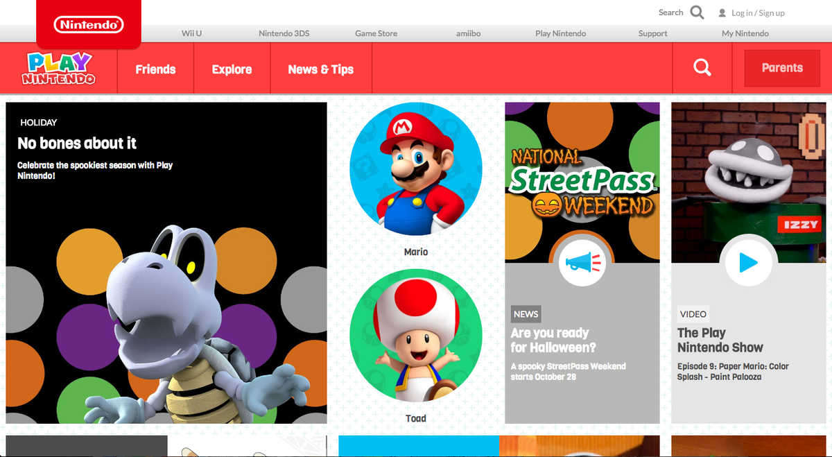 File:Play Nintendo homepage.png - Super Mario Wiki, the Mario encyclopedia