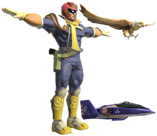 File:Captain Falcon SSBU Model.png - Super Mario Wiki, the Mario encyclopedia