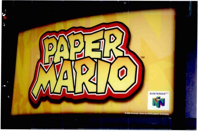 File:Logo (early) EN - Paper Mario.jpg - Super Mario Wiki, the Mario ...