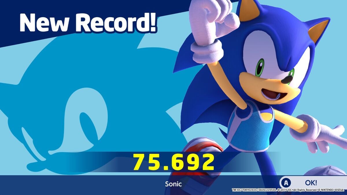 File:M&S2020 New Record - Sonic.jpg - Super Mario Wiki, the Mario ...