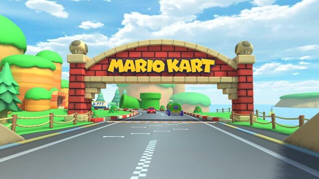 File:MKT GCN Mushroom Bridge Starting Line.jpg - Super Mario Wiki, the ...