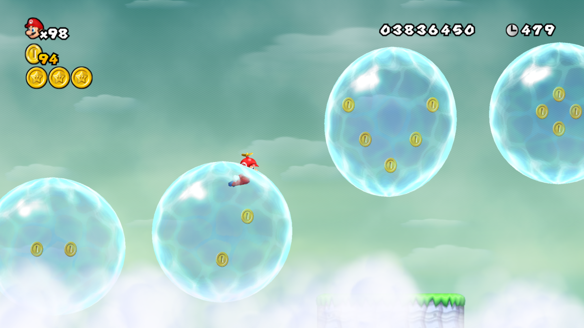 File:NSMBW Water Ball Screenshot.png - Super Mario Wiki, the Mario ...