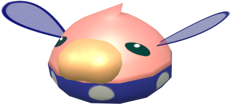 File:SMS Asset Model Winged Strollin' Stu.png - Super Mario Wiki, the ...