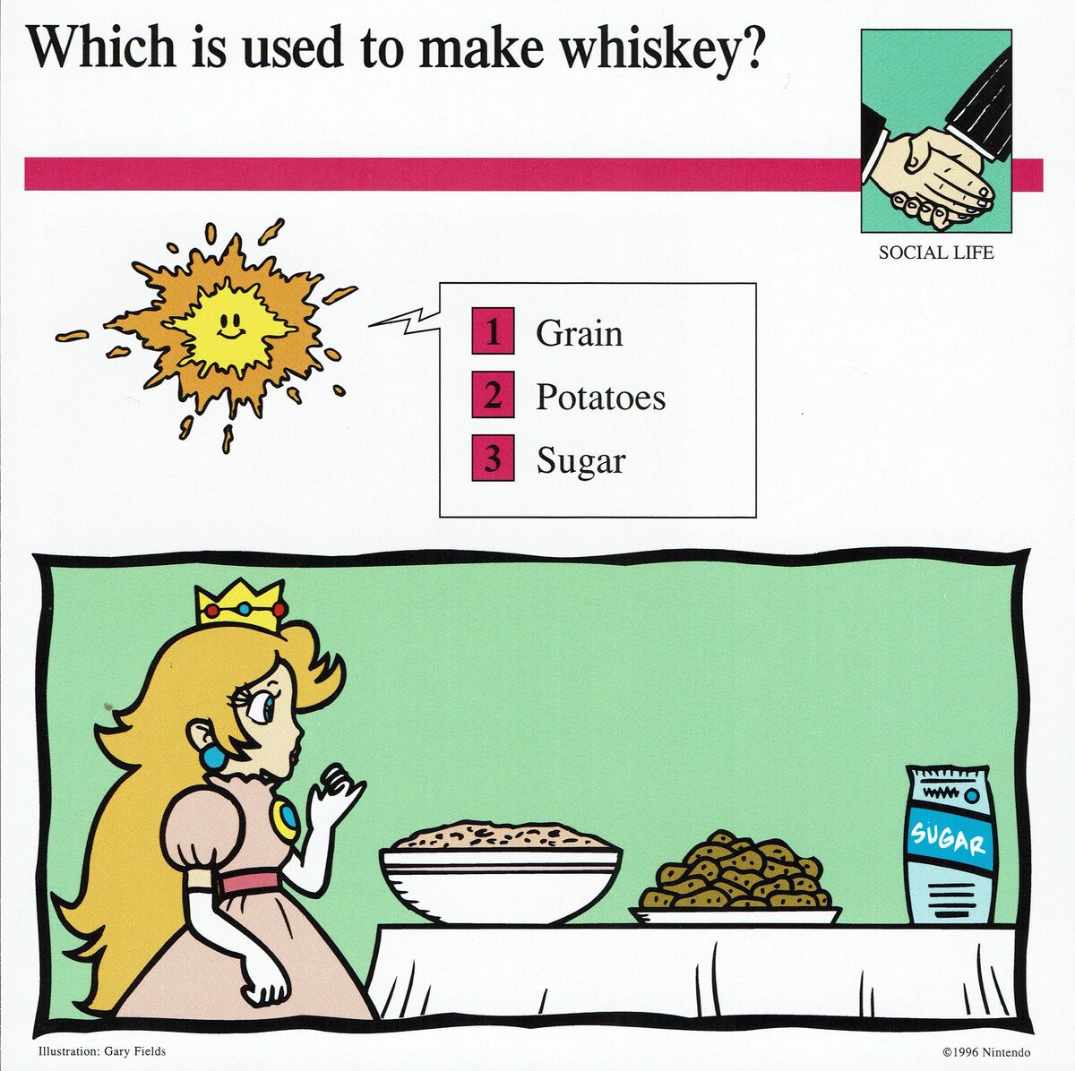 File:Whiskey quiz card.jpg - Super Mario Wiki, the Mario encyclopedia