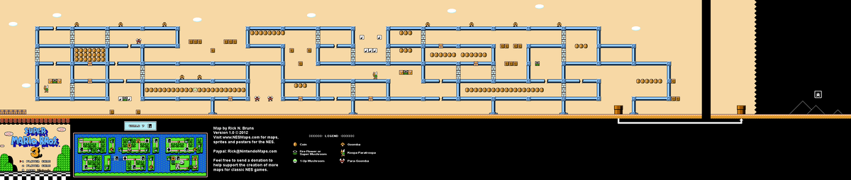 File:SMB3 World 7-9 Map.png - Super Mario Wiki, the Mario encyclopedia